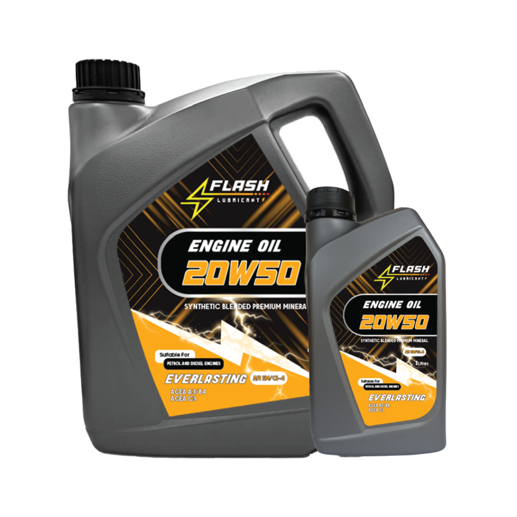 FLASHLUBE ENGINE OIL 20W50 MINERAL - Flash Lubricant